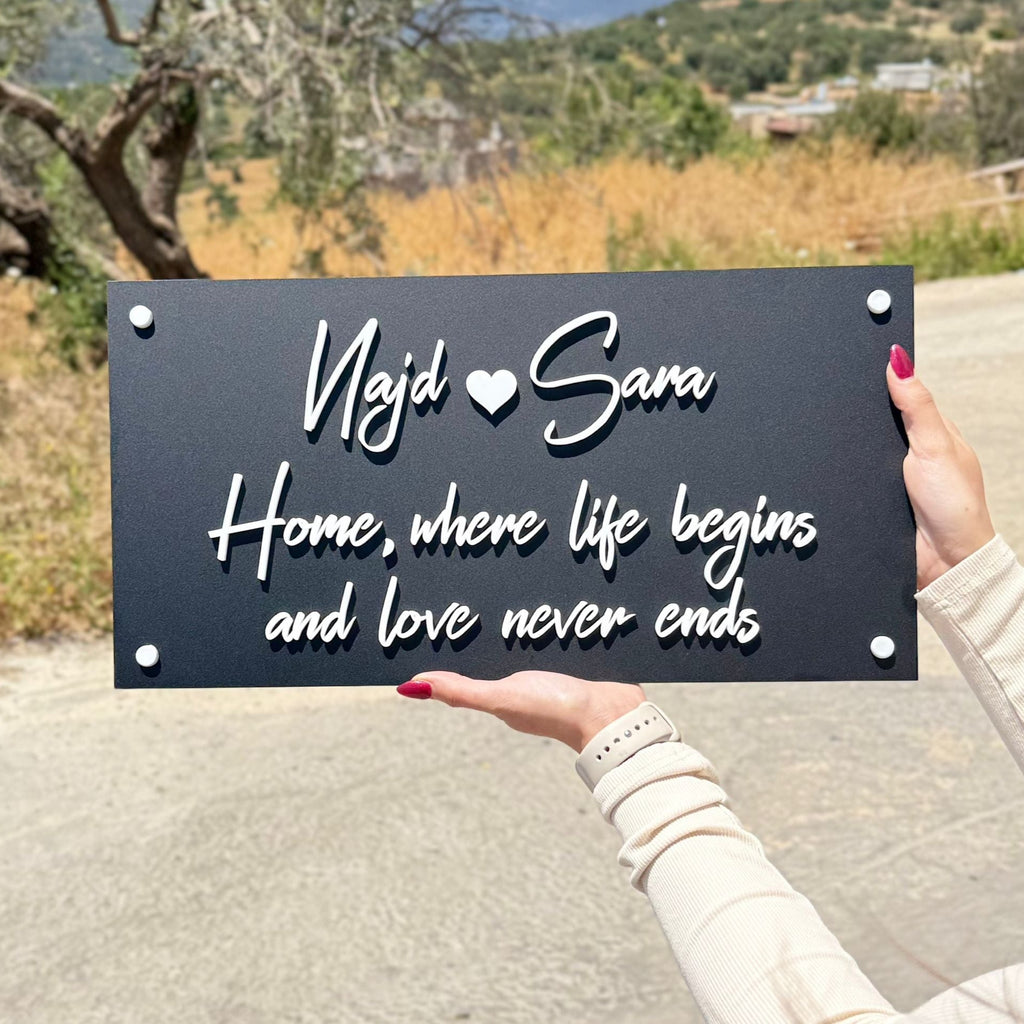 Najd & Sara| The acrylic board